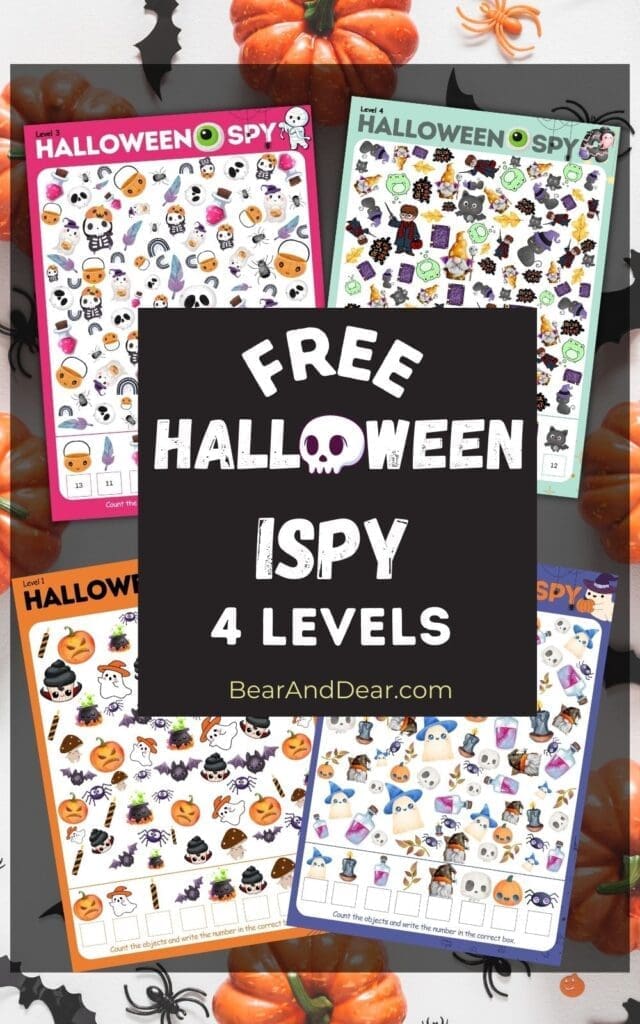 Free Printable Halloween I Spy Game To Light Up The Halloween