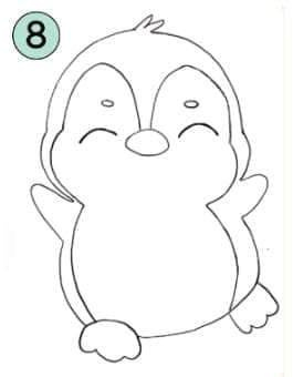 How To Draw A Cute Penguin Step-by-Step Guide